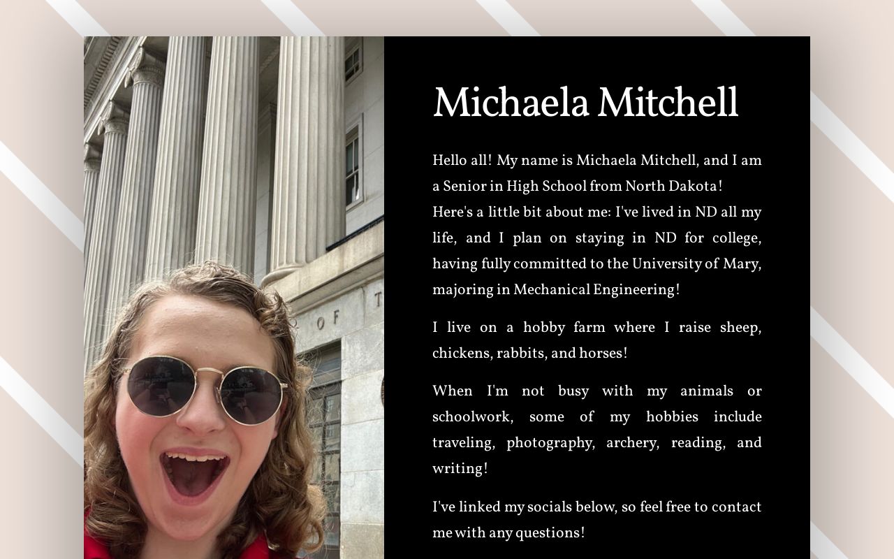 Meet Michaela!